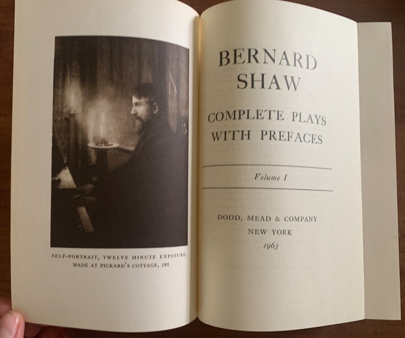 Bernard Shaw Complete Plays With Prefaces 1963 George - Etsy
