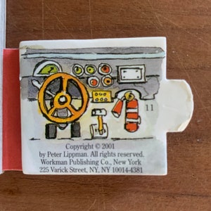 Fire Engine No. 1, by Peter Lippman, Vintage Mini Childrens Board Book ...