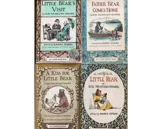 Four Book Set, by Holmelund & Sendak Books, Little Bears Visit, Father ...