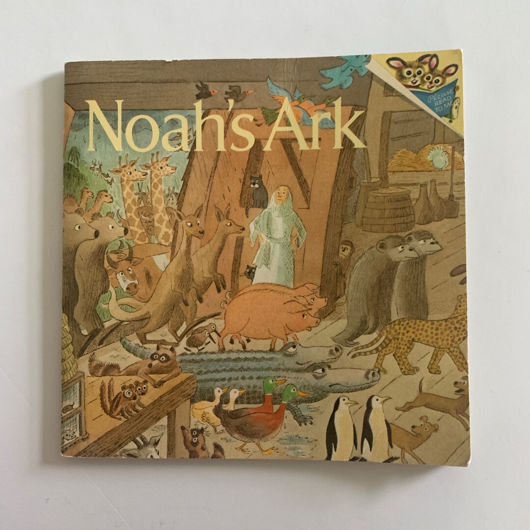 Noahs Ark, Vintage Random House Pictureback, by Charles E Martin, 1978 ...