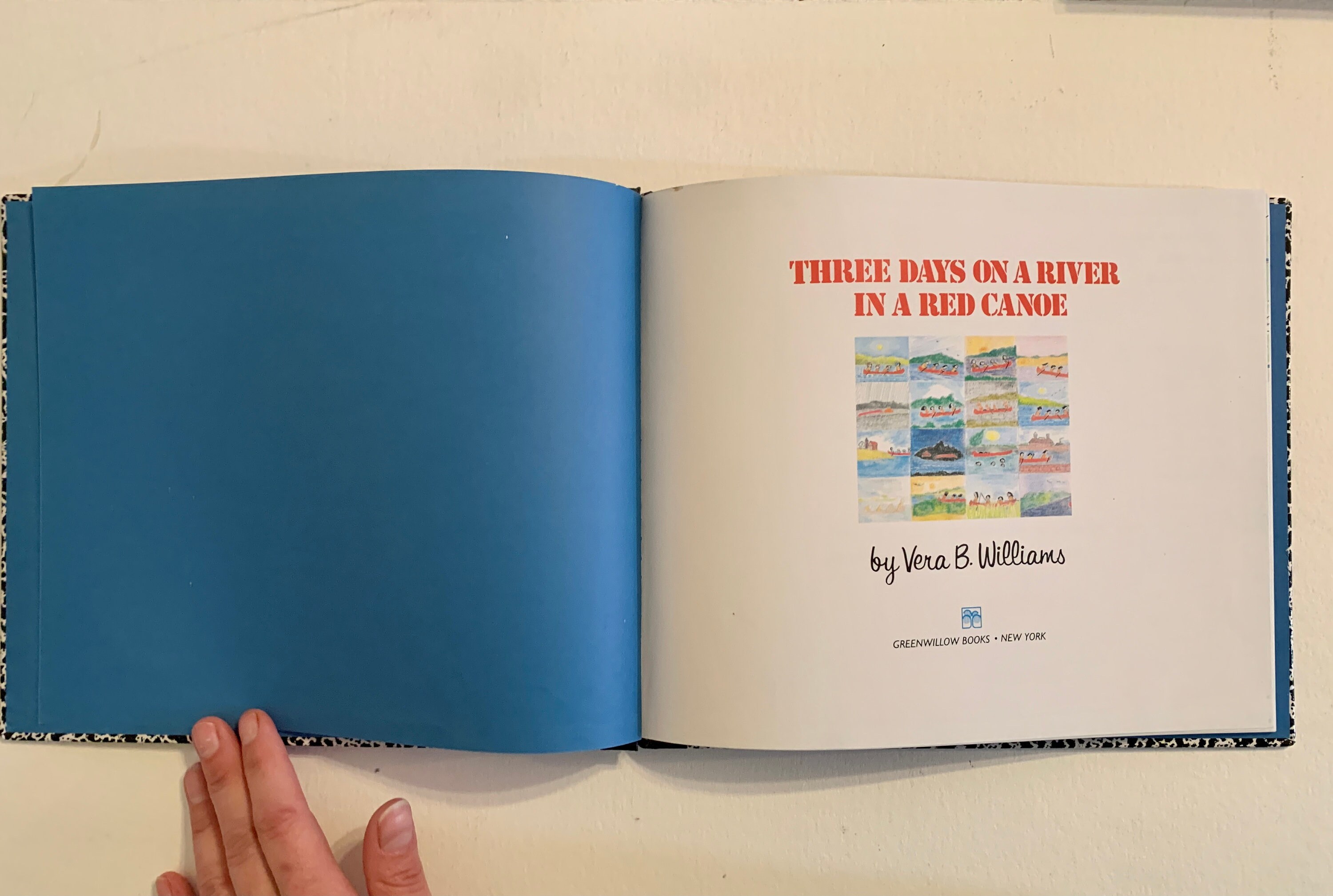 Three Days on a River in a Red Canoe, by Vera Williams First Edition ...