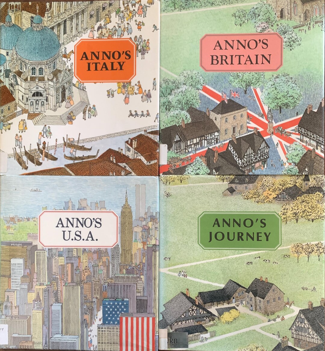 Mitsumasa Anno Book Collection , USA, Annos Journey, Italy , Britain ...