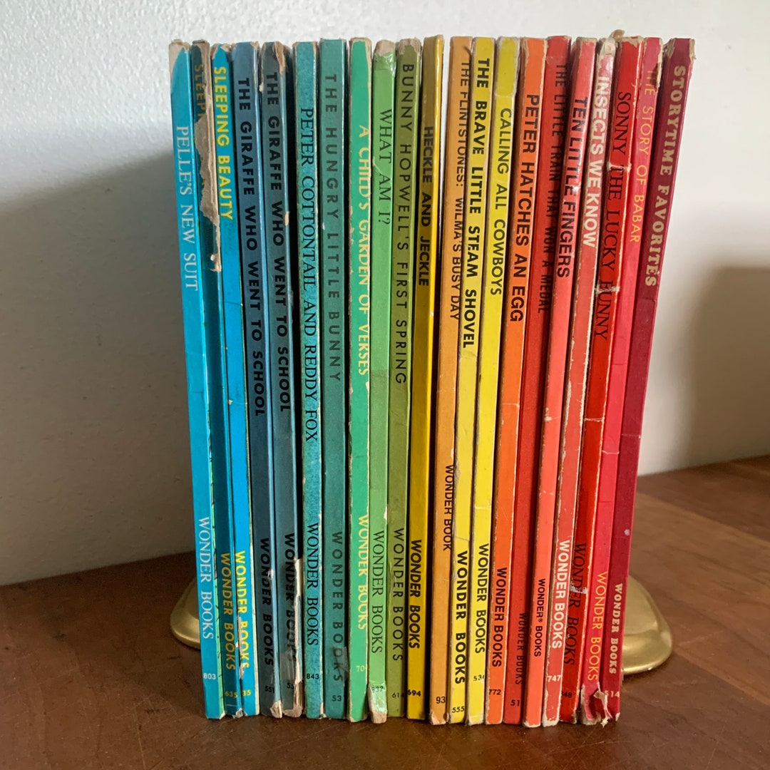 21 Vintage Wonder Books Vintage Childrens Books 1960s - Etsy