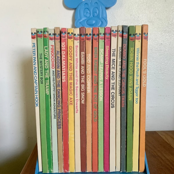 Mickey Mouse Reading Book - Etsy