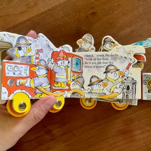 Fire Engine No. 1, by Peter Lippman, Vintage Mini Childrens Board Book ...