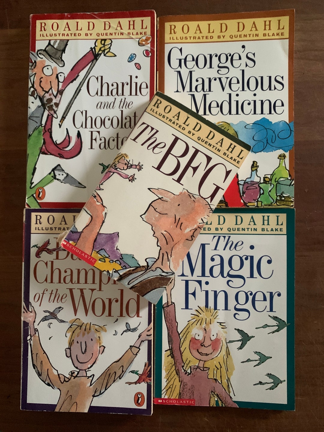 Five Book Set, Roald Dahl, Illustrated by Quentin Blake , 1990s ...