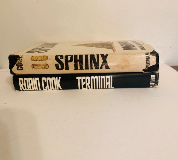 Robin Cook , Sphinx and Terminal, two vintage books - Gem