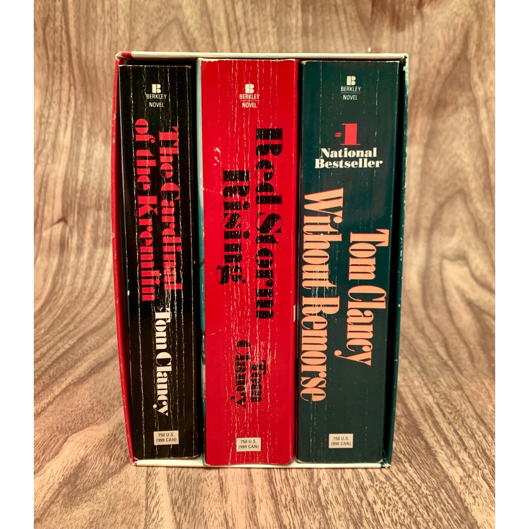 Tom Clancy Box Set, Three Acclaimed Superthrillers, 1989-1994, Vintage ...