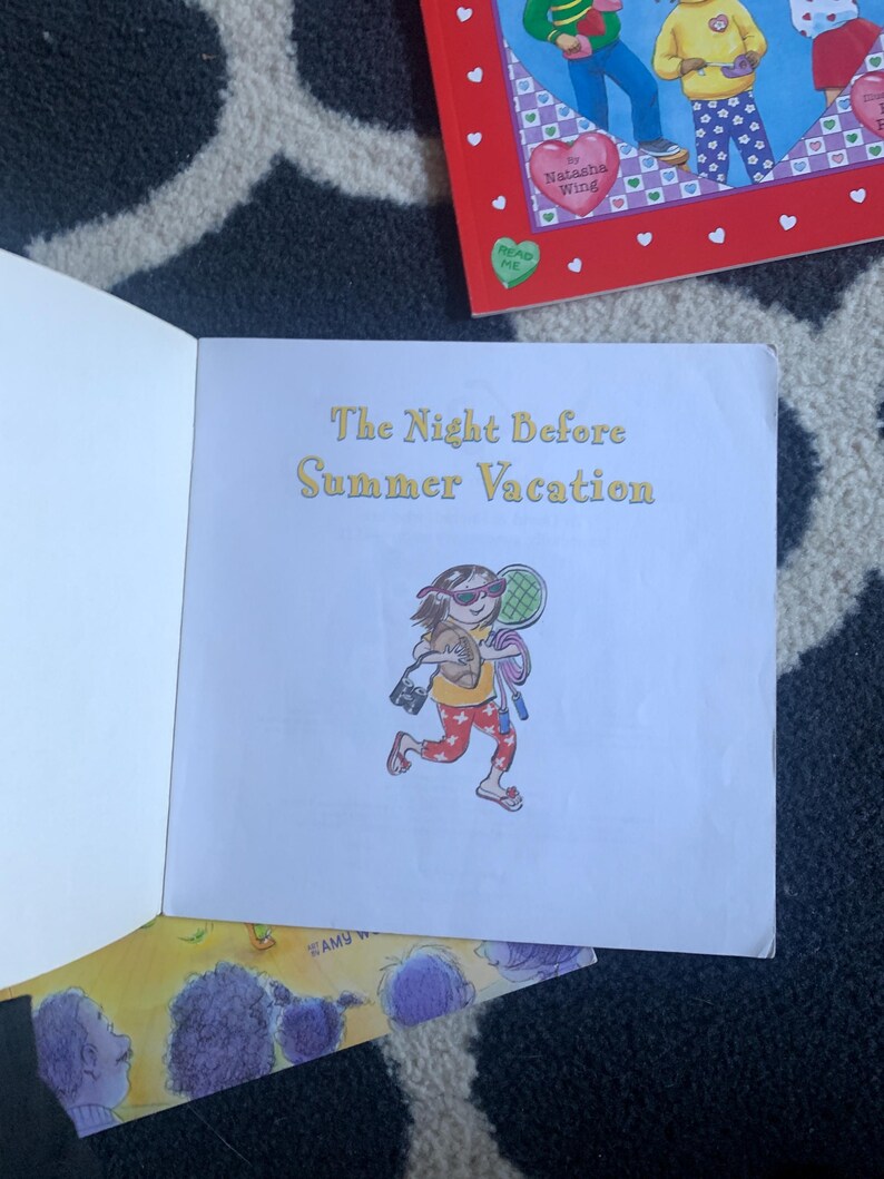 Natasha Wing 'the Night Before' Book Set: Kindergarten , Valentine's ...