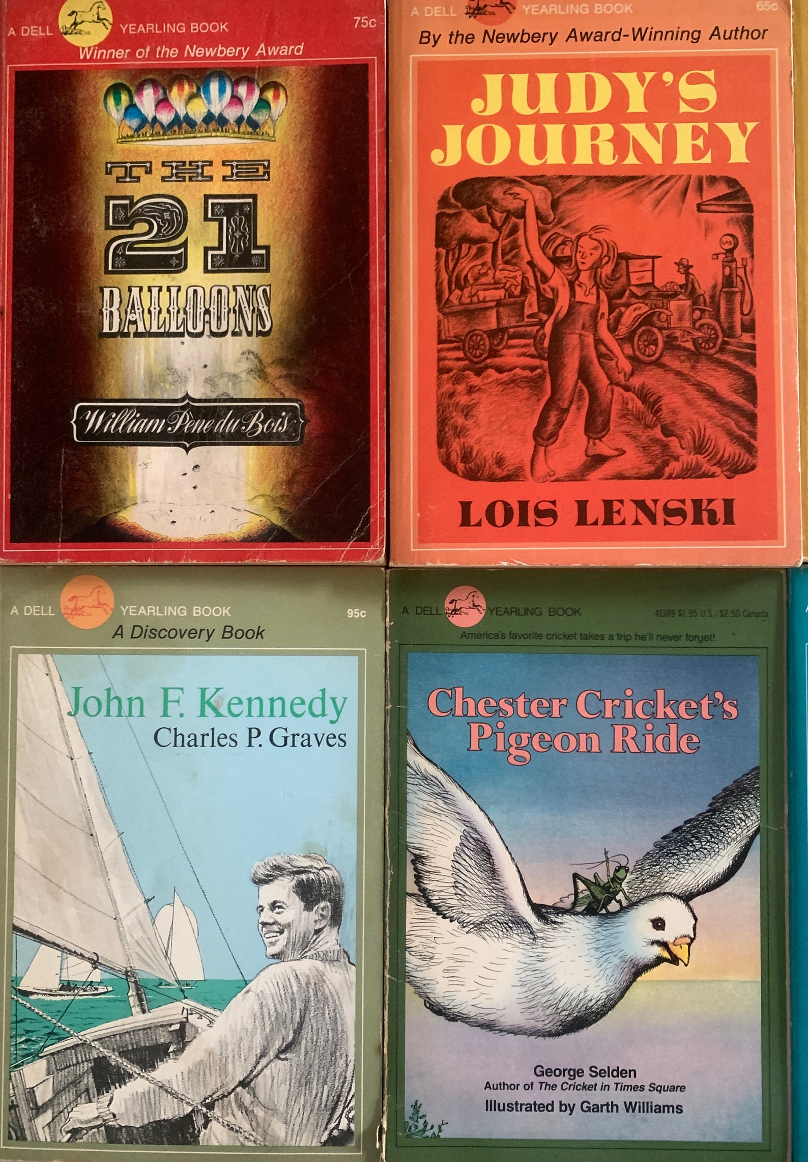 Sold Separately, Vintage DELL YEARLING Paperback Chapter Books, 1960s ...