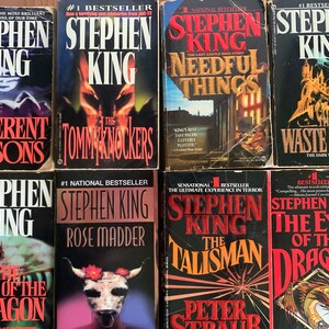 Sold Separately, Vintage STEPHEN KING Paperback Books, Horror Novels ...