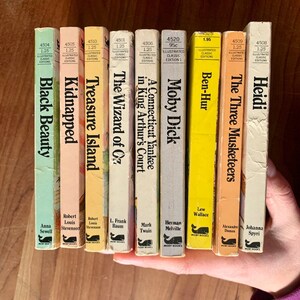 Vintage Mini Moby Books: Illustrated Classic Editions, 70s-80s ...