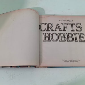 Readers Digest Crafts and Hobbies a Step by Step Guide to Creative ...