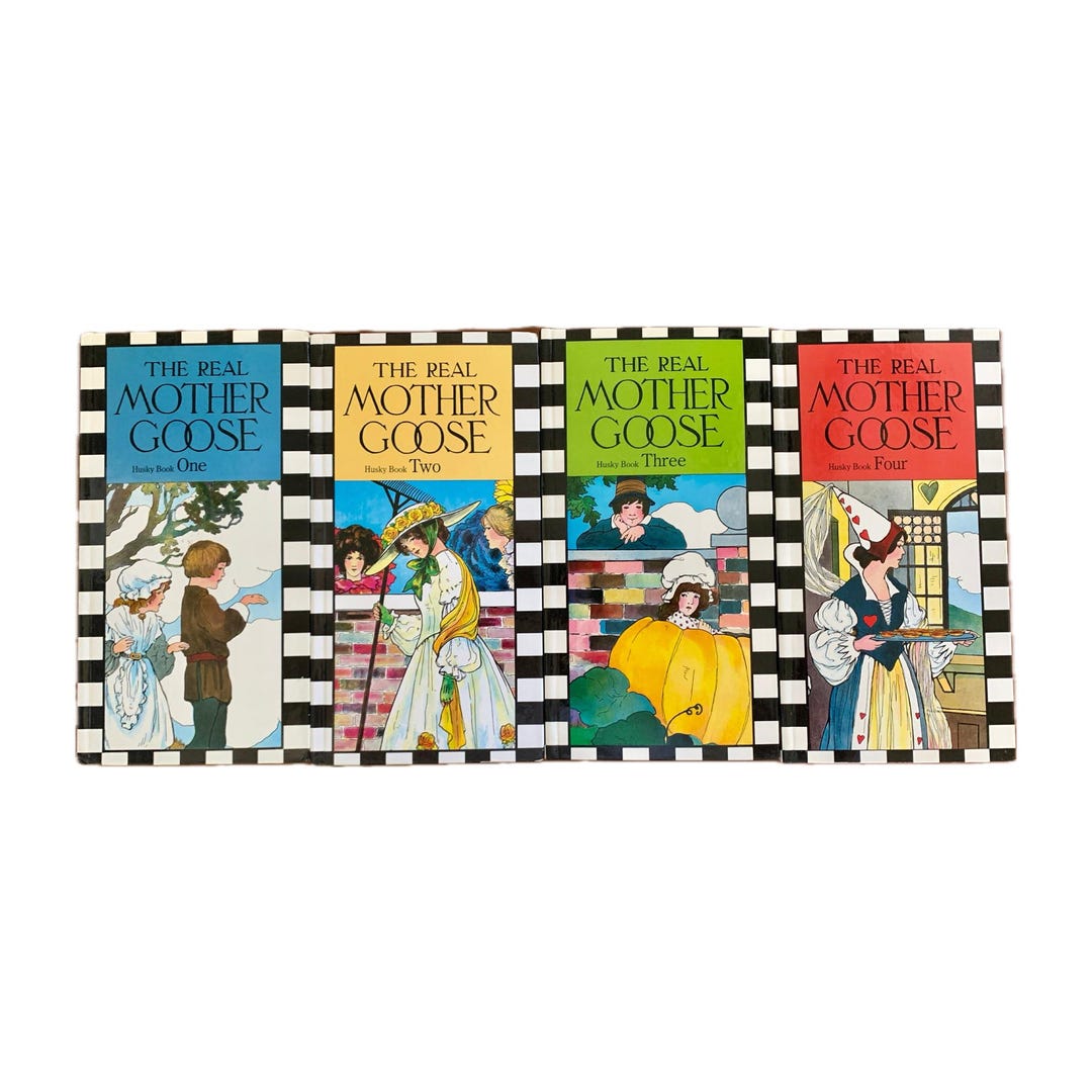 The Real Mother Goose, Husky Book 1-4, 1983, Vintage Childrens Board ...