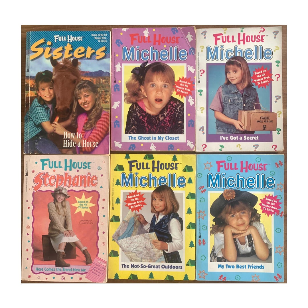 FULL HOUSE Vintage Book Collection, Michelle and Stephanie, Sisters ...