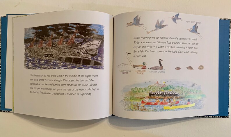 Three Days on a River in a Red Canoe, by Vera Williams First Edition ...