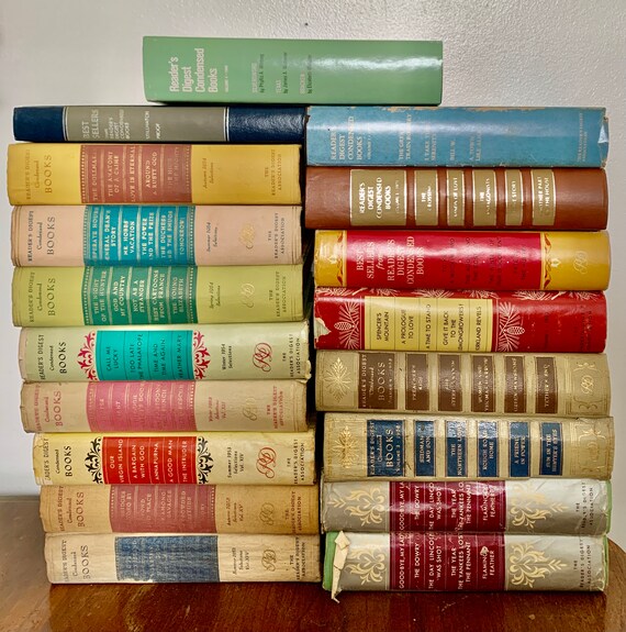 Readers Digest Condensed Books Sold Separately - Etsy