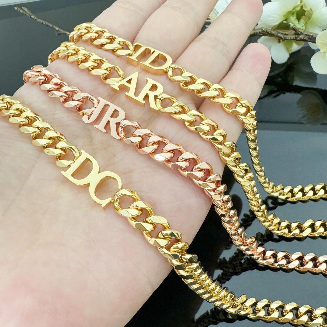 Custom Name Necklace,8mm Cuban Name Necklace,necklace for Men,initial ...