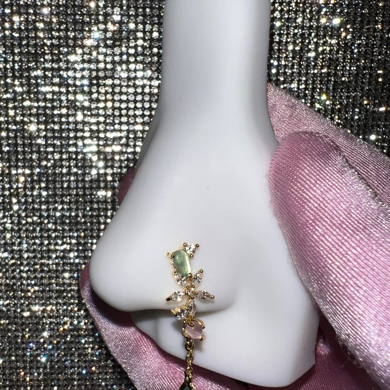 Dangling Nose Ring - Etsy