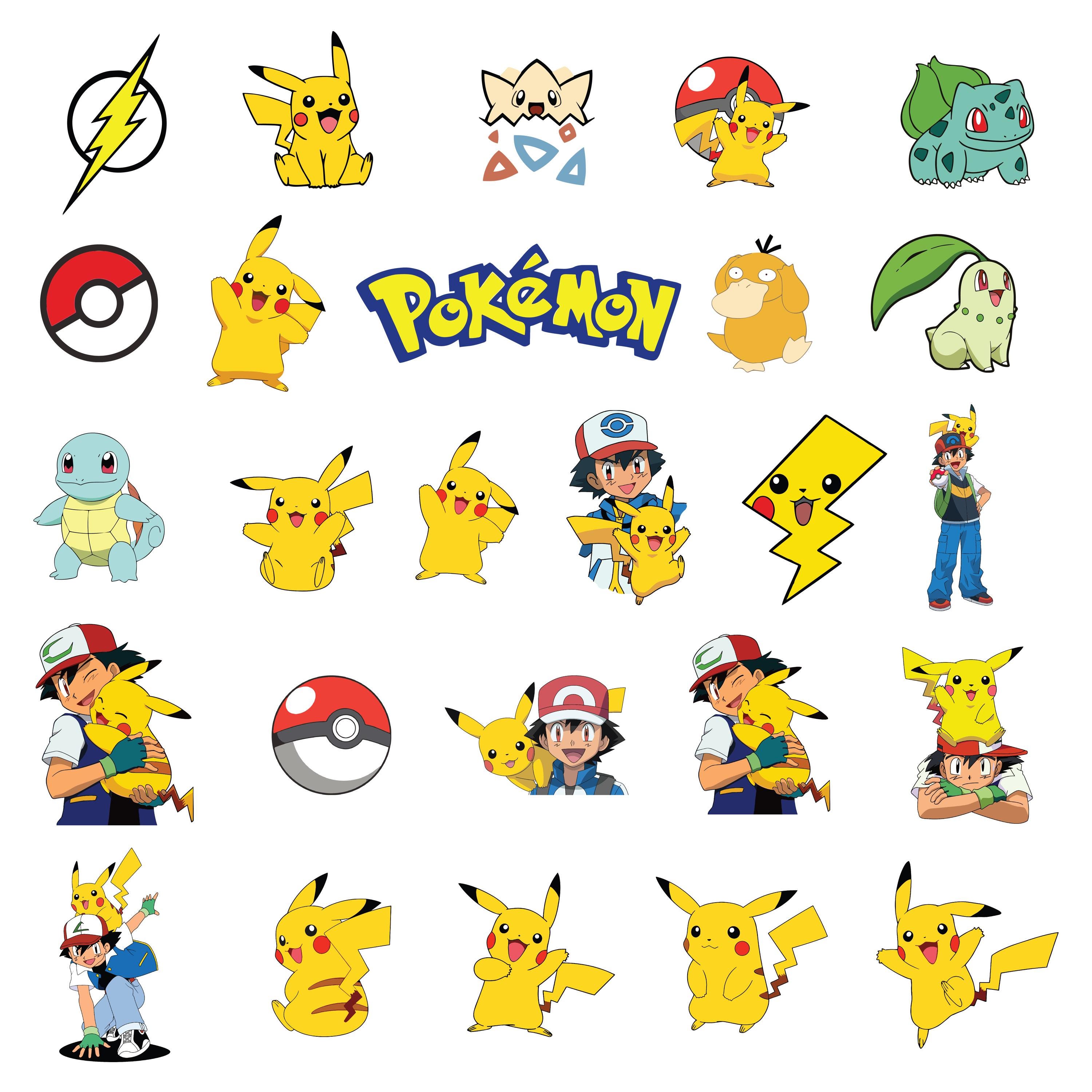 Pokemon SVG and Pokemon PNG Fan Art Bundle, Pokemon Layered Svg ...