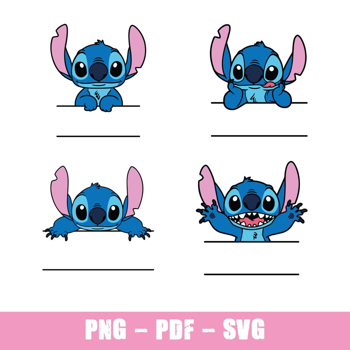 Stitch SVG, Lilo and Stitch Svg, Angel Svg, Silhouette Svg, Tumbler Svg ...