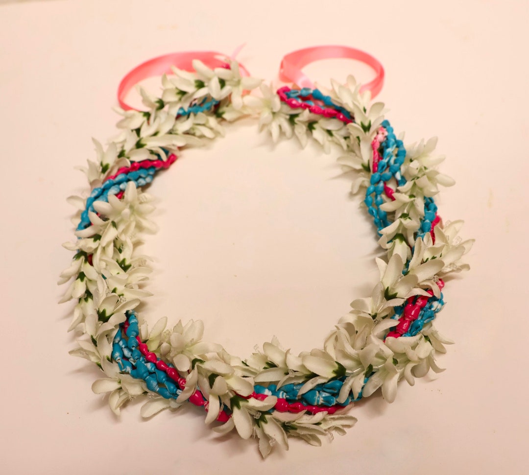 Hawaiian Twist & Wear Jasmine Nassa Shell Lei Four Strand Island ...