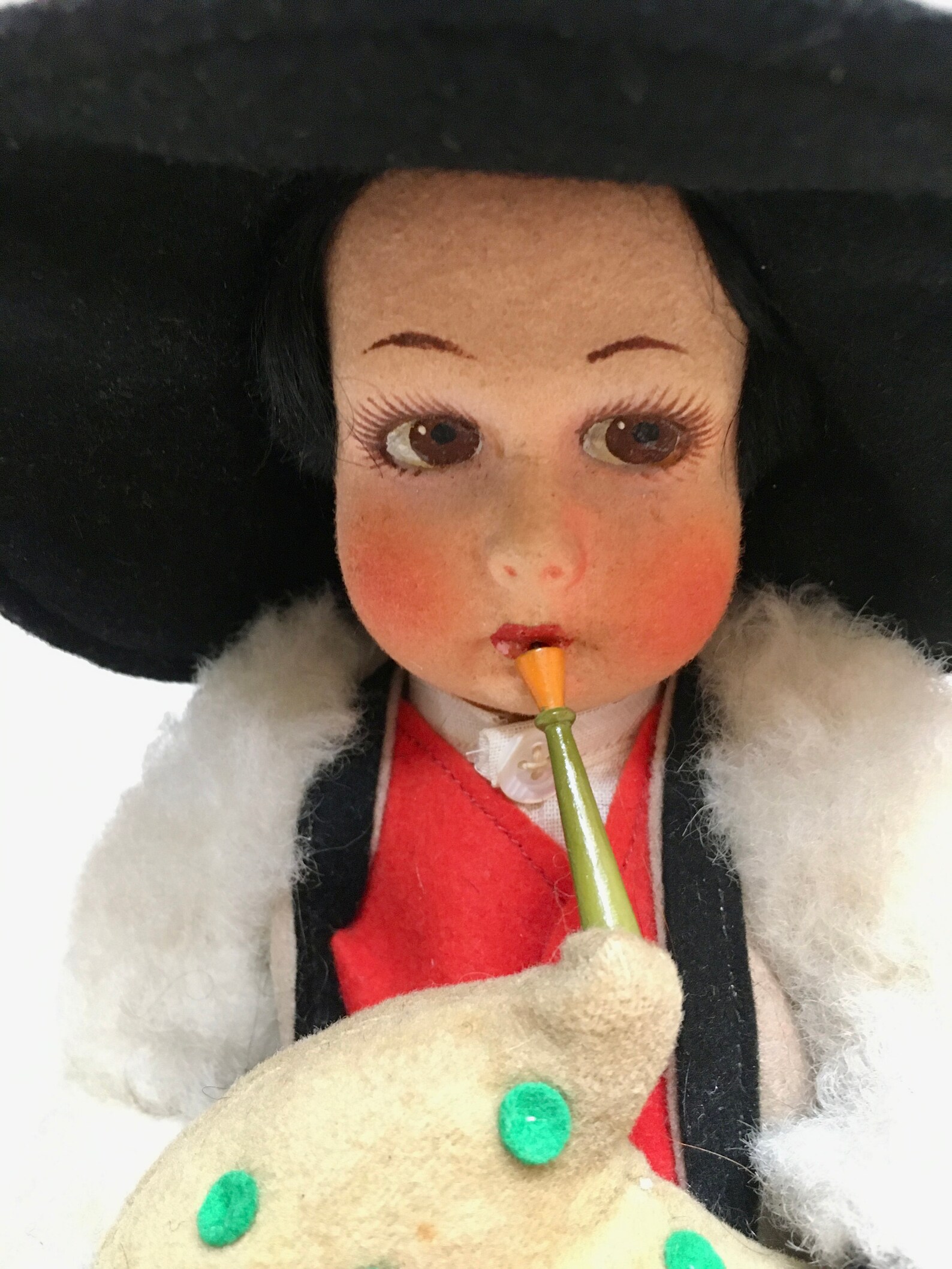 Lenci Zampognaro Cabinet Size Shepherd Doll | Vintage Italian Felt ...