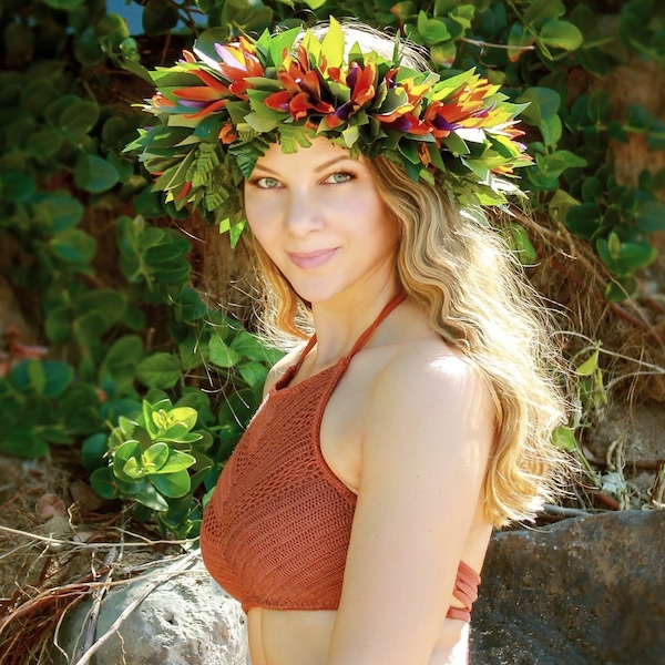 Hawaiian Headpiece - Etsy