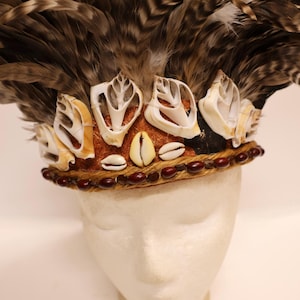 Islander Headdress Pacific Native Tribal Handmade Ready to Ship Cook ...