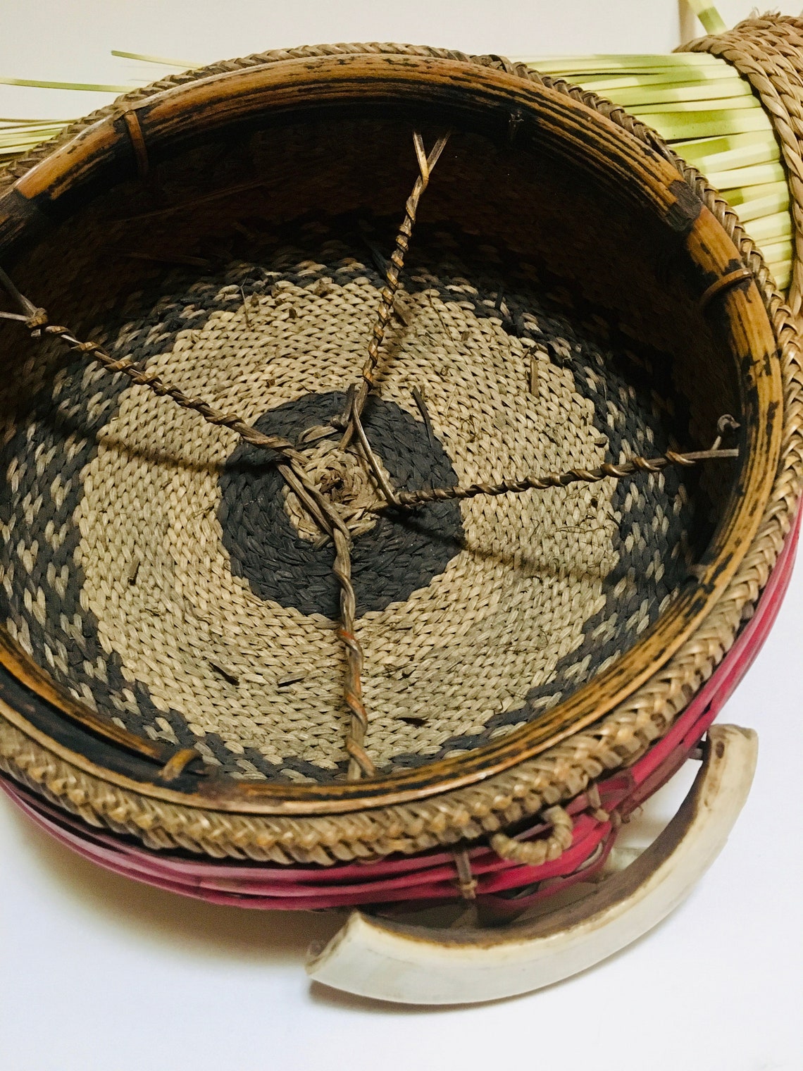 Bontoc Igorot Suklang | Ifugao Basket Hat For Men | Philippine Basketry ...
