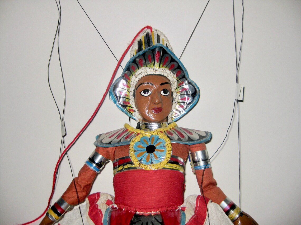 Kandyan Dancer Ves Costume Sri Lanka Marionette String | Etsy