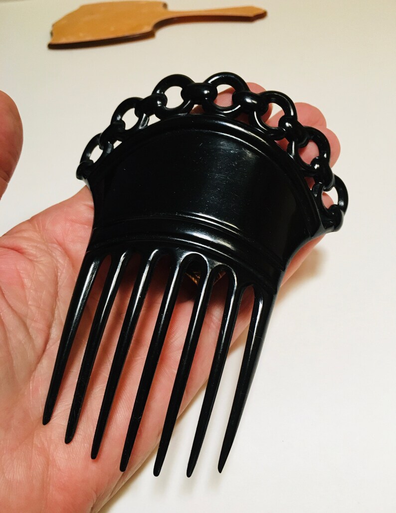 Deco Period Bakelite Hair Comb Fashion Updo Beauty Accessory - Etsy