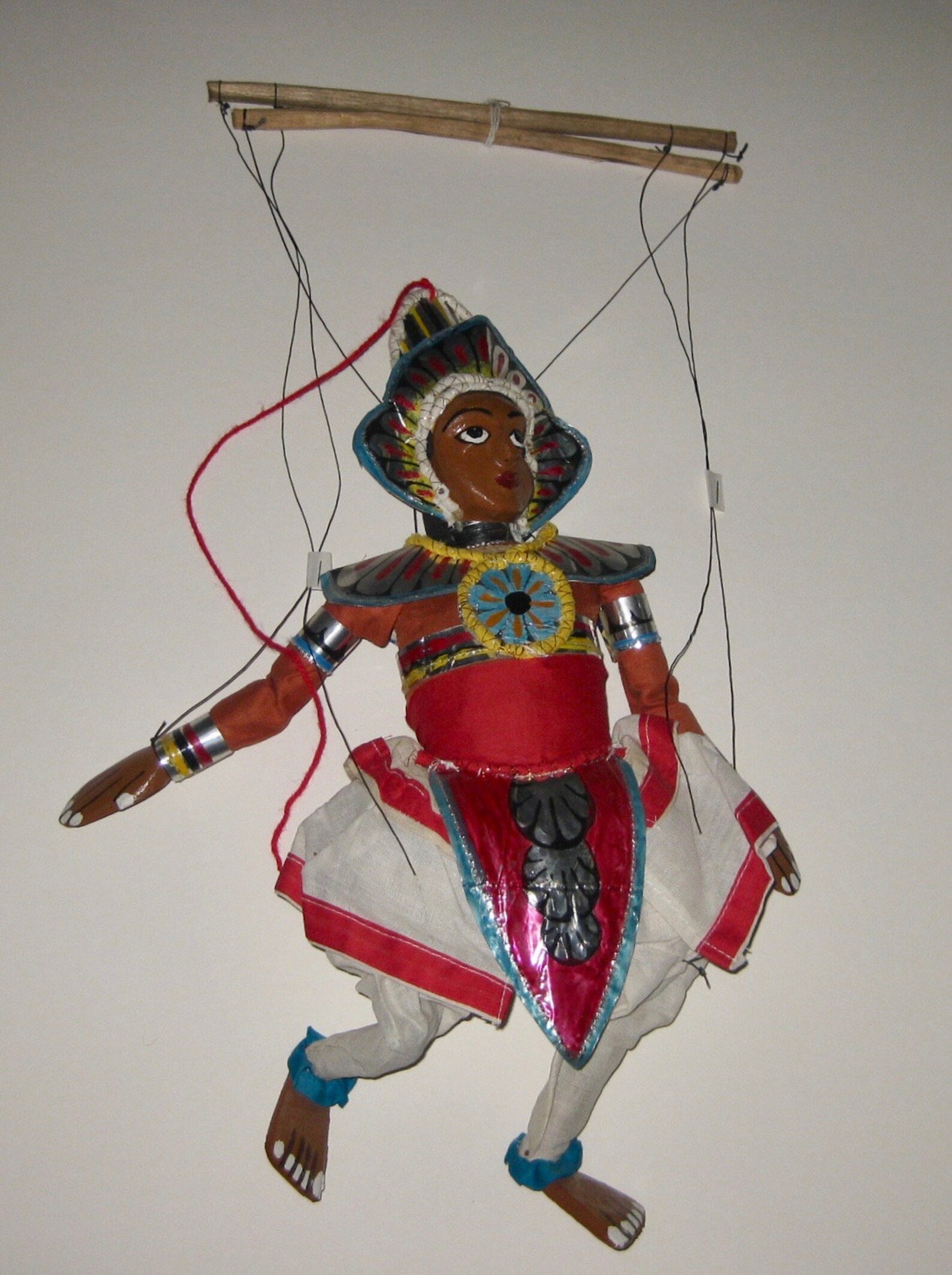 Kandyan Dancer Ves Costume Sri Lanka Marionette String - Etsy