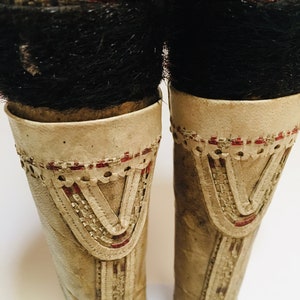 Indigenous Inuk Maiden, Early 20th Century Inuit Wooden & Cloth Doll in ...