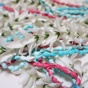 Hawaiian Twist & Wear Jasmine Nassa Shell Lei Four Strand Island ...