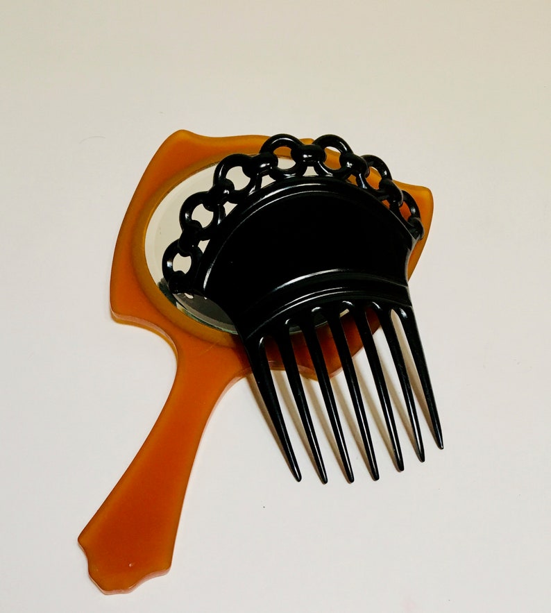 Deco Period Bakelite Hair Comb Fashion Updo Beauty Accessory - Etsy