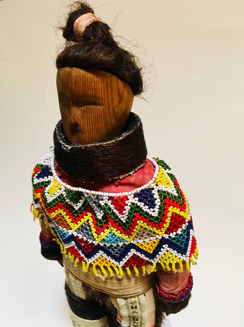 Indigenous Inuk Maiden Early 20th Century Inuit Wooden & | Etsy