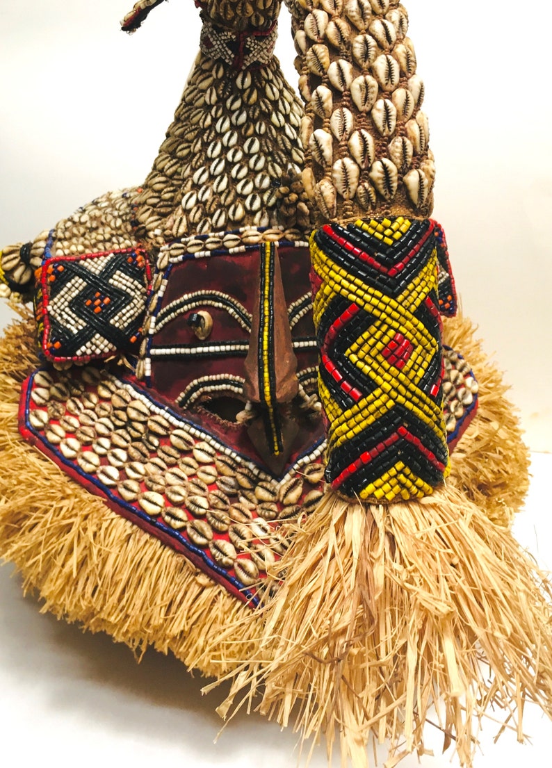 Kuba Mukenga Mukyeem Mask Mwaash Ambooy African Bakuba - Etsy