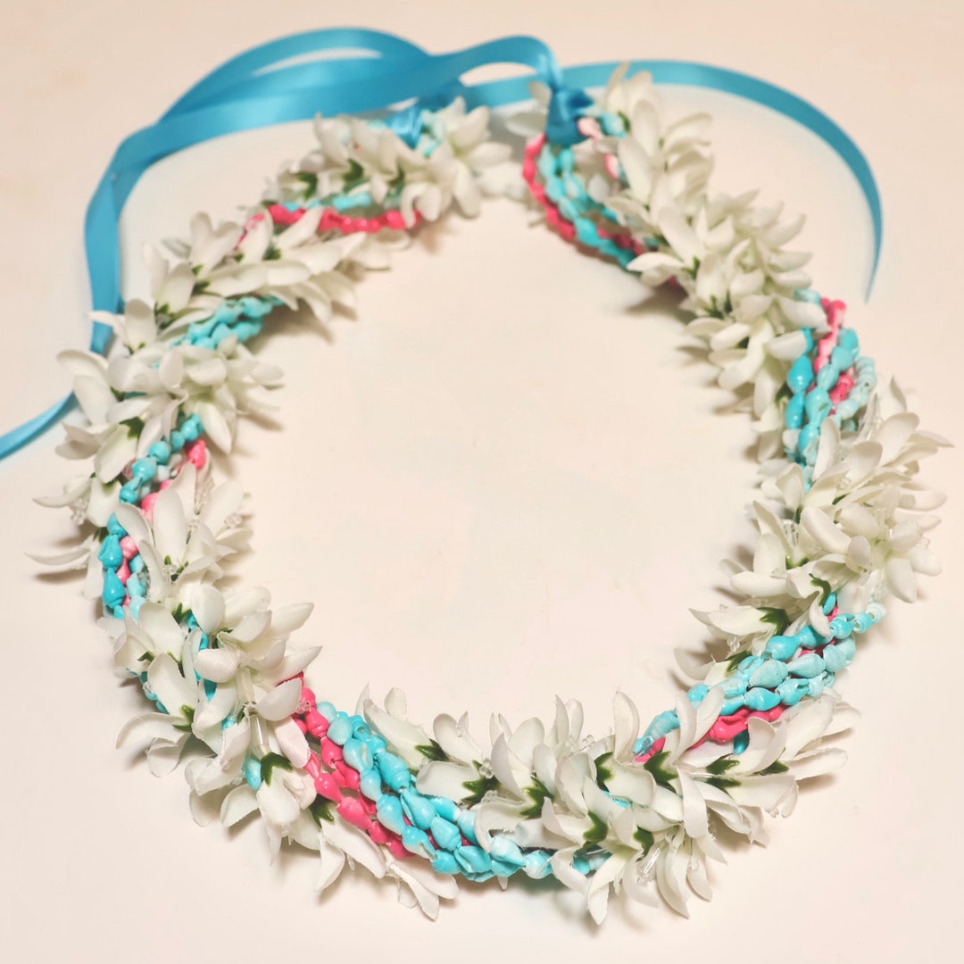 Hawaiian Twist & Wear Jasmine Nassa Shell Lei Four Strand Island ...