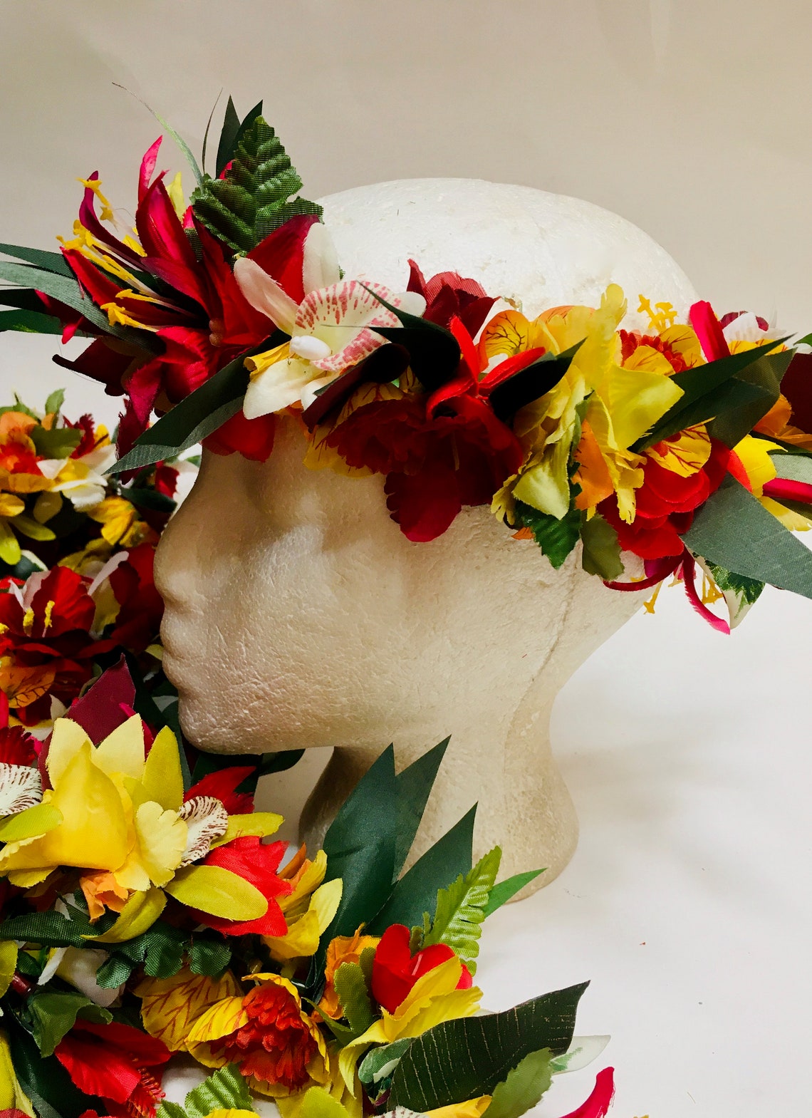 Hawaiian Head Lei For Keiki Or Small Flower Hair Adornment | Etsy