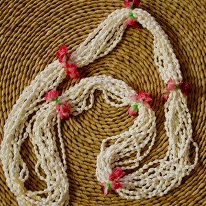 Natural White Nassa Shell Lei ~ 12 Strands With Their Own Little ...