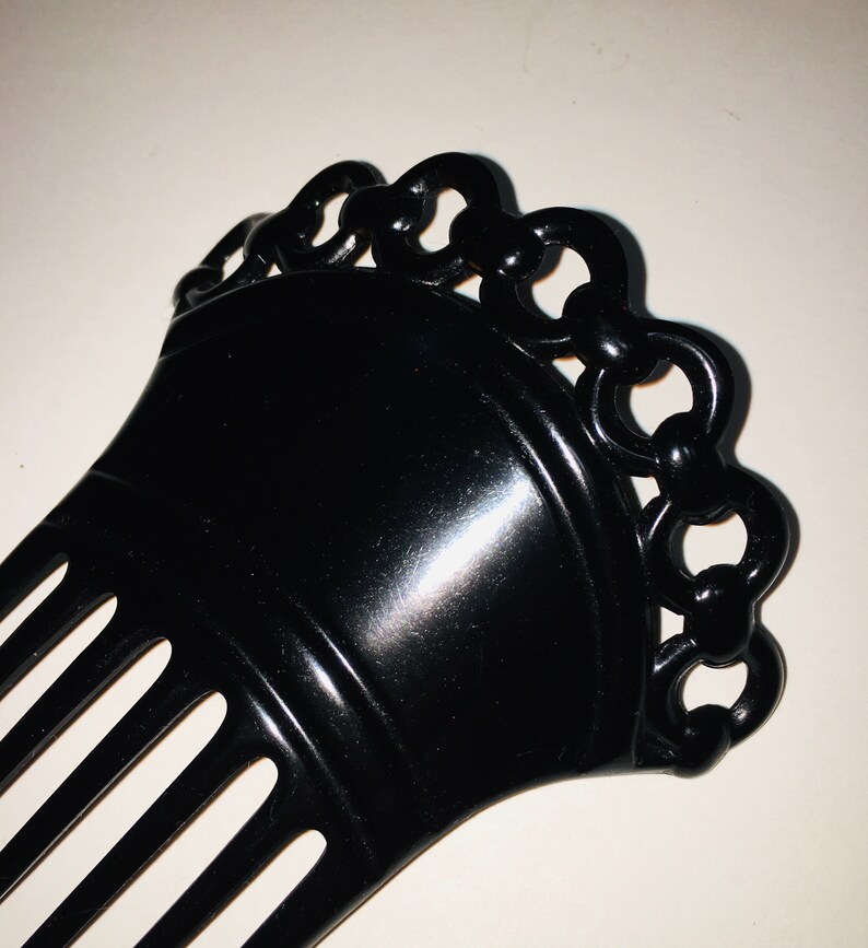Deco Period Bakelite Hair Comb Fashion Updo Beauty Accessory - Etsy