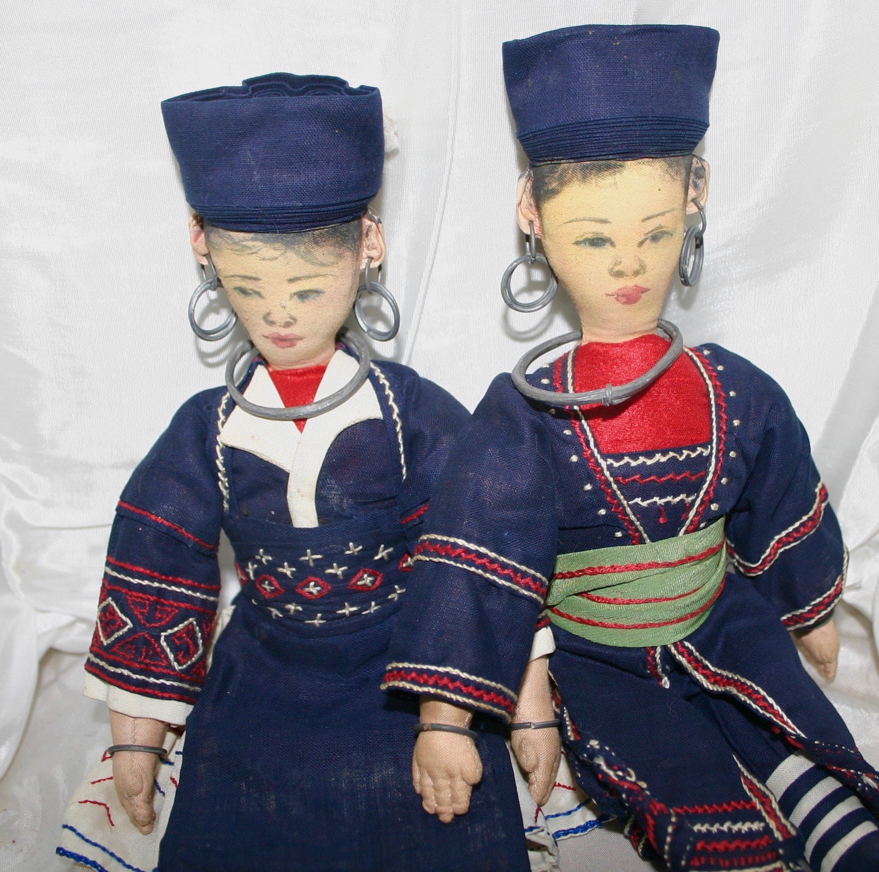 Rare Hmong Dolls of French Indochina ~ Seng Lun & Supi - Etsy