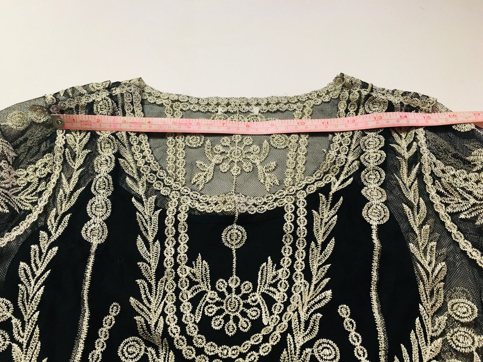 Semi Sheer Ethnic Style Woman's Top for Day & Evening Wear | Open Mesh ...