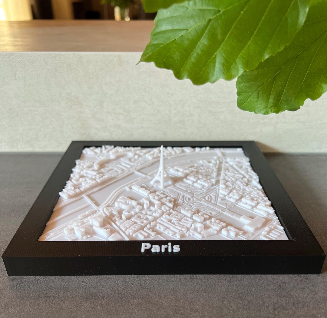 Parijs Miniatuurstad Eiffeltoren | Hoogwaardige 3D-printing - Etsy België