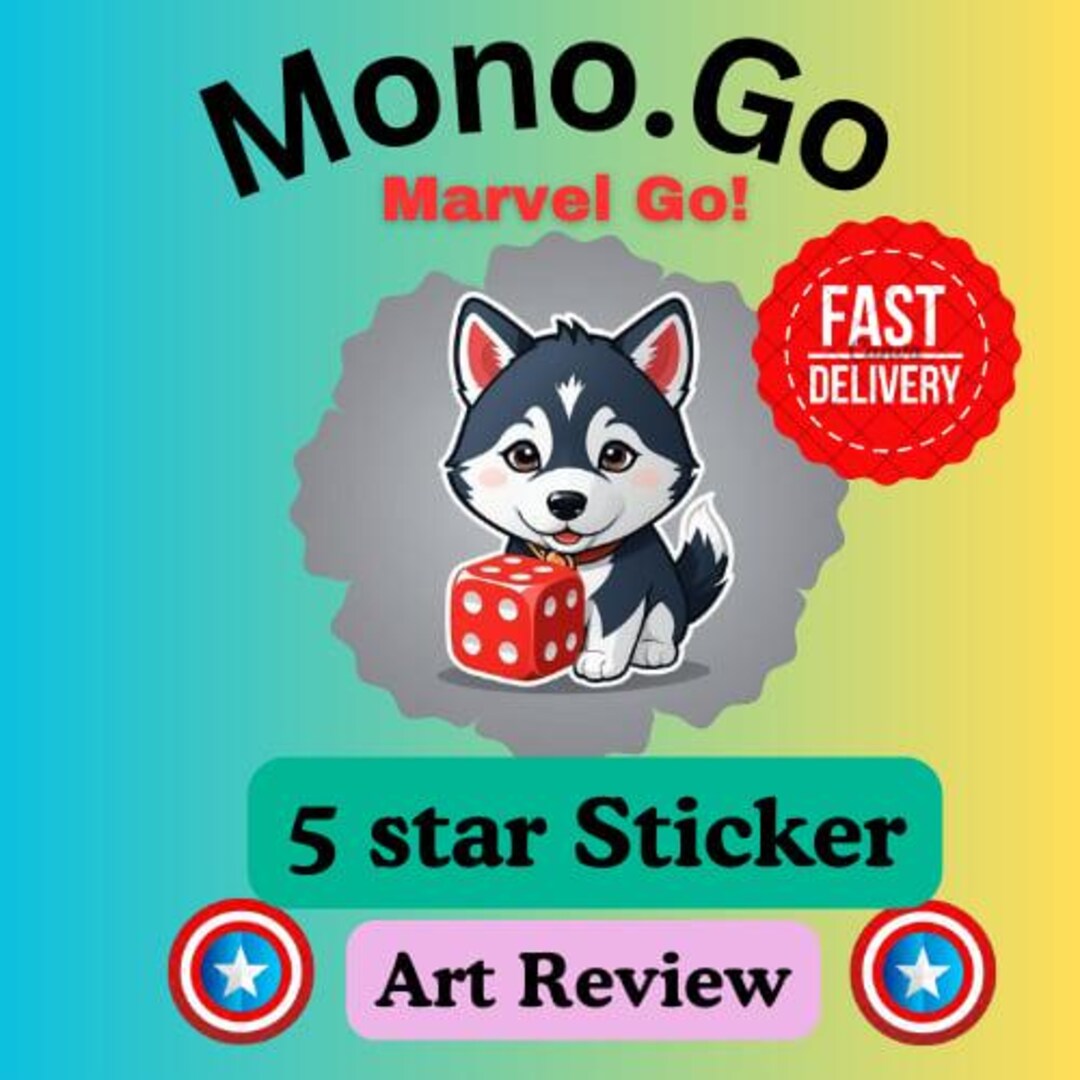 5 Star Sticker Monogo Set 14 Art Review 1 Piece Fast Delivery - Etsy