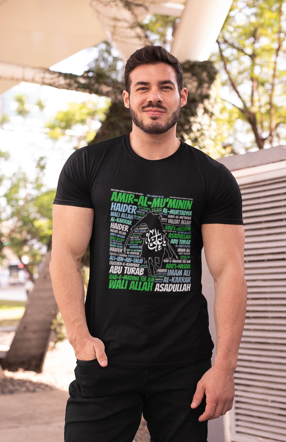Imam Ali T-shirt - Haider Mola - Ali Waliullah Shirt - Shia Muslim Clothing - Shia Shirts ...