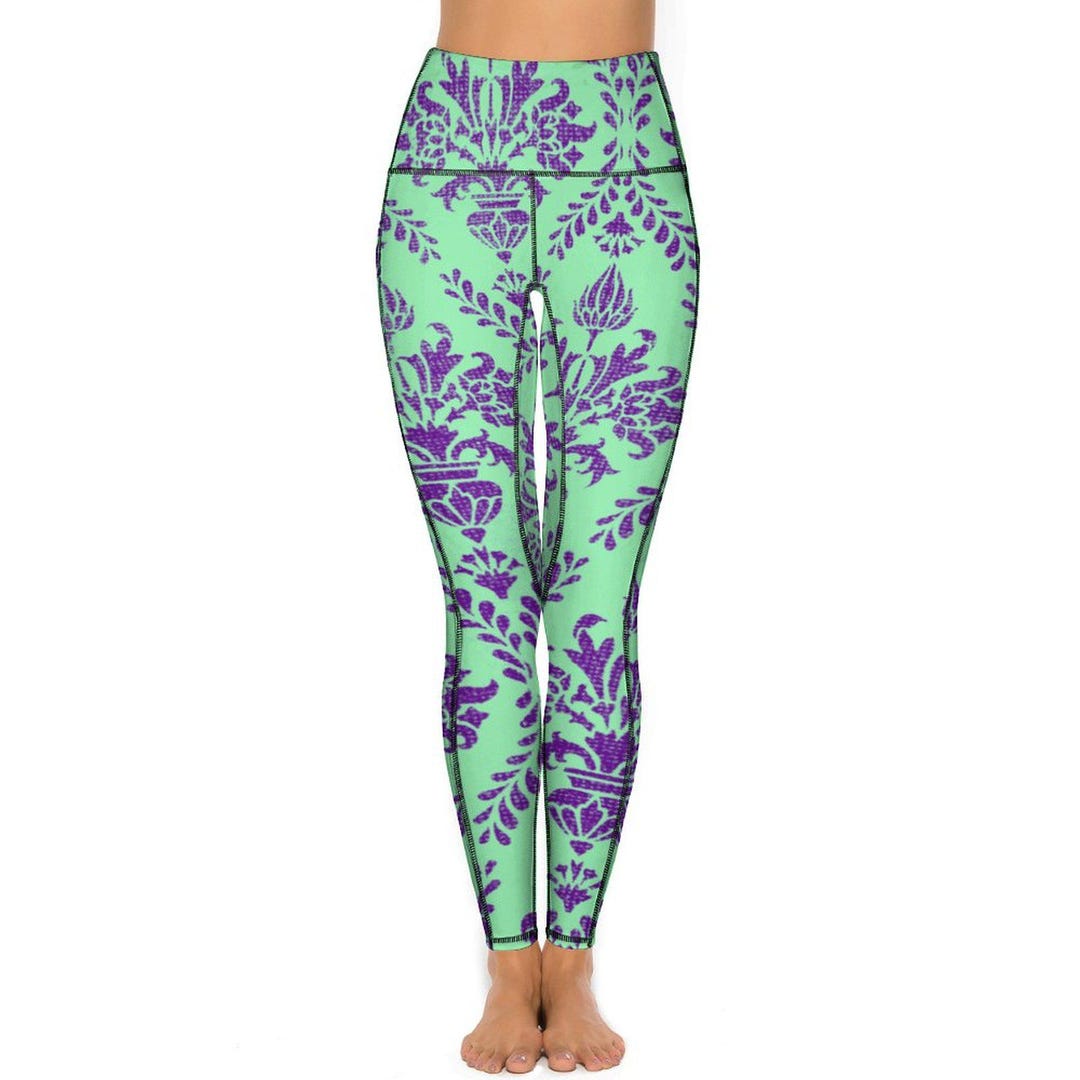 Custom Print Patterned Yoga Pants With 2 Pockets all-over Printing - Etsy