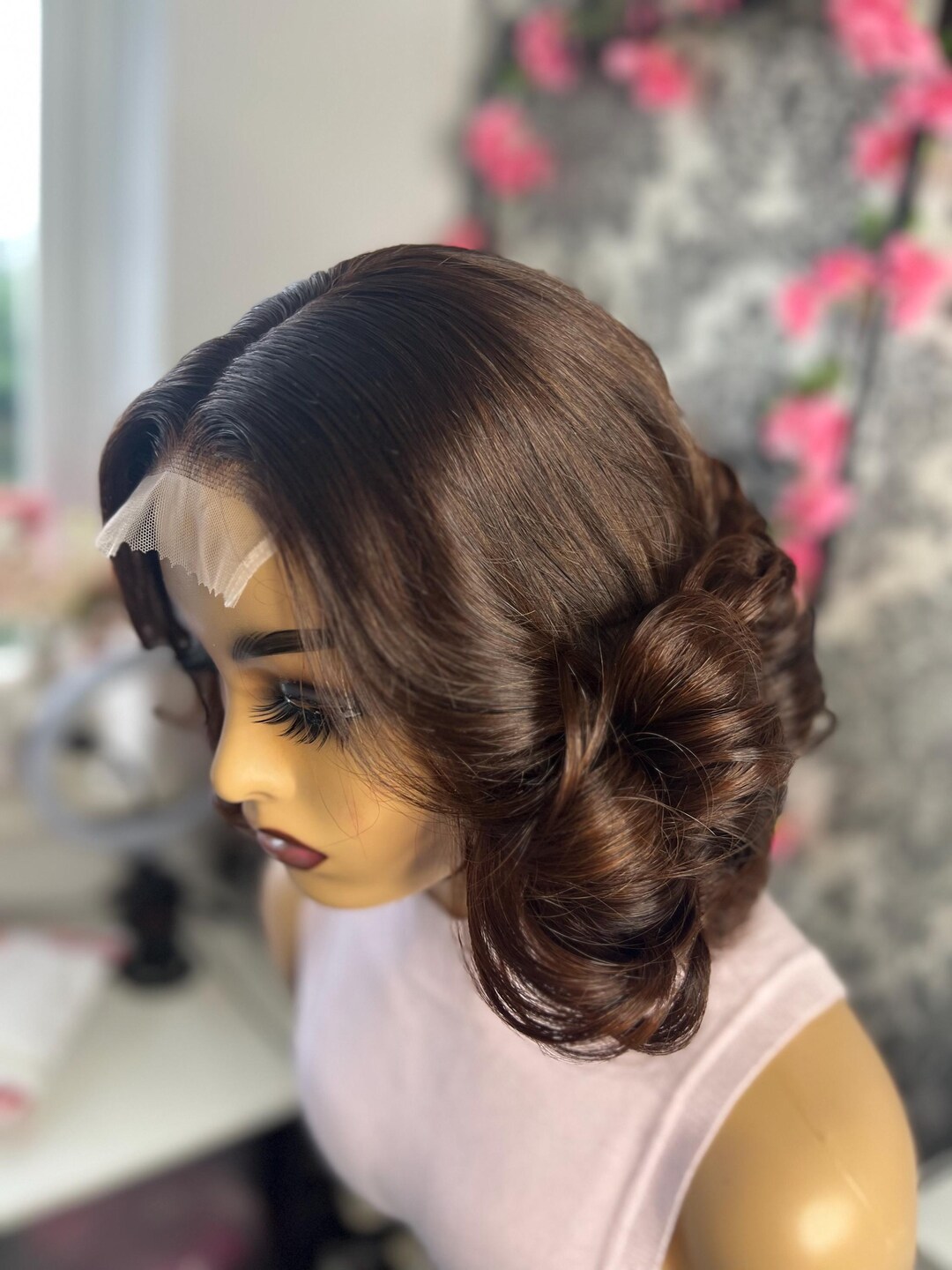 Luxury Ready to Wear Bouncy Virgin Human Hair Wig With 4x4 Closure ...