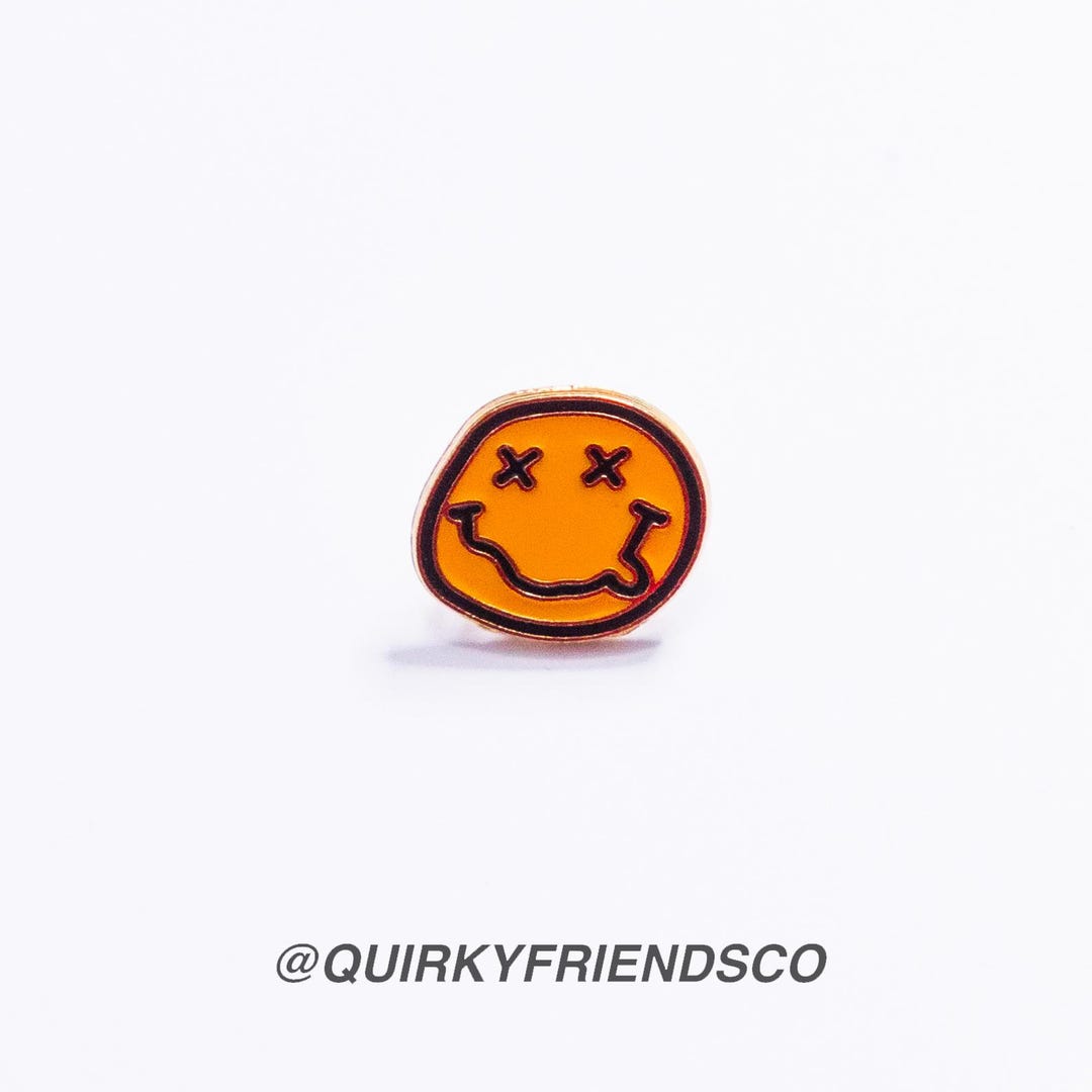 Smiley Face Sad Pin Lapel Pin Cute Enamel Pin Fun Unique Gifts Pin ...